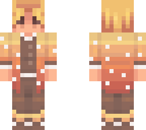 zenitsu dmon slayer | Minecraft Skin
