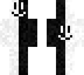 black and white smily :D 3.0 | Minecraft Skin