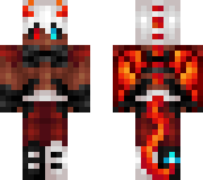 Born of Fire (outer layer effect) | Minecraft Skin