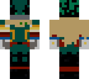 Dark Deku/Costume Zeta | Minecraft Skin