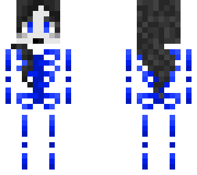 white and blue | Minecraft Skins