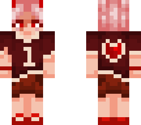 red life sports shirt | Minecraft Skin