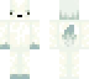 White Arctic Snow Fox | Minecraft Skin