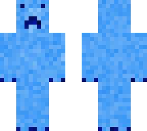 blue creeper | Minecraft Skins