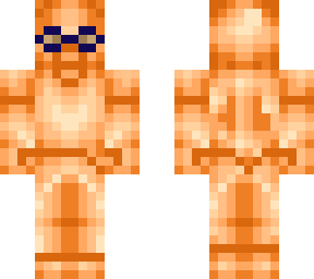 steve orange | Minecraft Skins