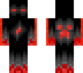 red and black | Minecraft Skins