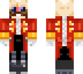 Dr. ivo (eggman) robotnik revamp | Minecraft Skin