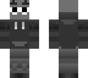gray sprunki | Minecraft Skin