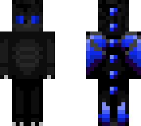 Me As A Night Fury | Minecraft Skin