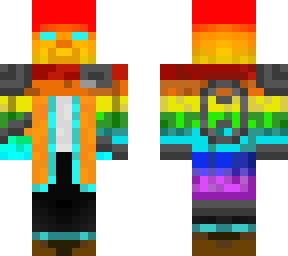 rainbow steve | Minecraft Skins