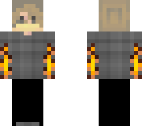 Casual PvP Fire Boy | Minecraft Skin