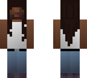 CJ girl version | Minecraft Skin