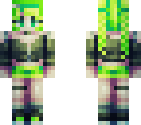Electric Lime | Minecraft Skin