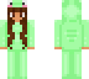 frog girl | Minecraft Skins