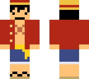 normal luffy normal | Minecraft Skin