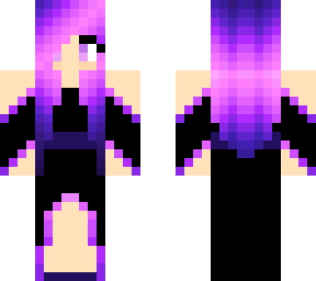 Girl Ender Animation Queen Princess | Minecraft Skin