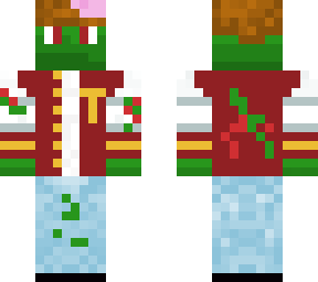 Zombified college student | Minecraft Skin