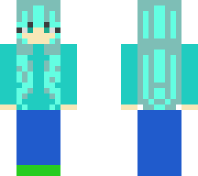 glow squid girl | Minecraft Skin