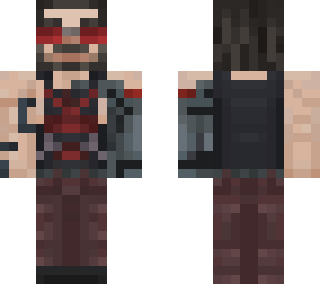 Johnny Silverhand (glasses) | Minecraft Skin