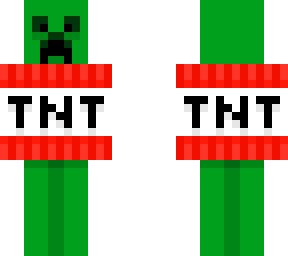 TNT CREEPER! | Minecraft Skin