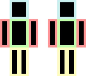 RGB outline | Minecraft Skin