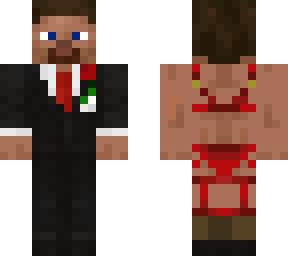 steve in a suit | Minecraft Skins