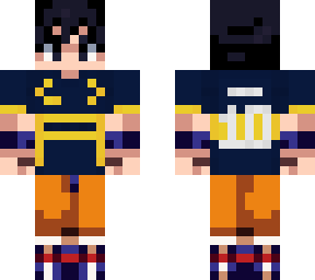 Goku x CA Boca Juniors 25/26 Home Shirt | Minecraft Skin