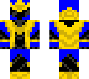 Indigo Power Ranger | Minecraft Skin