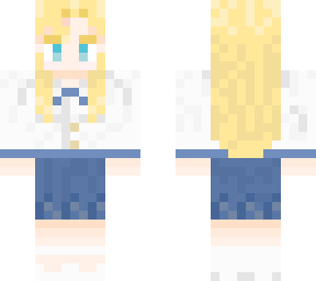 Nishina Toriko Skirt, Urasekai Picnic. | Minecraft Skin