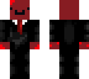 Red Blob In a suit (Loopy | Minecraft Skin