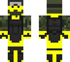 Yellow Army Guy | Minecraft Skin