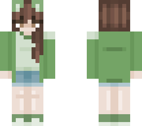 - green tint - | Minecraft Skin