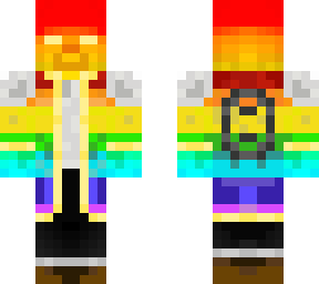 Creator Rainbow Steve | Minecraft Skin