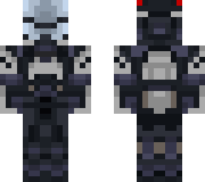 future cop lapd x-1 alpha black and white model | Minecraft Skin