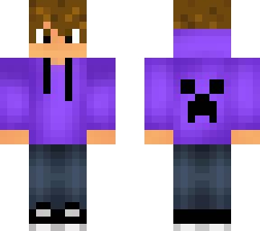luzu purple | Minecraft Skin