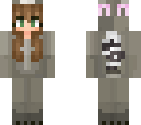 Raccoon Girl | Minecraft Skin