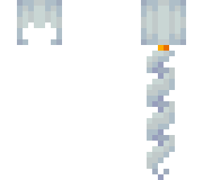 Curled Ponytail Base | Minecraft Skin