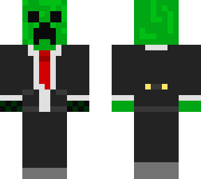 creeper in a suit | Minecraft Skins