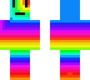 Rainbow skin | Minecraft Skin