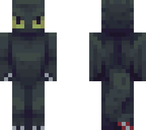 Toothless -[Updated]- | Minecraft Skin