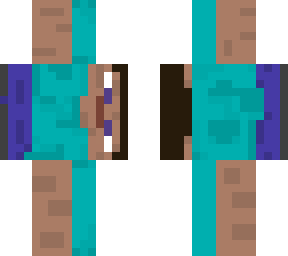 Sideways Steve | Minecraft Skin