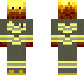 Firefighter blaze | Minecraft Skin