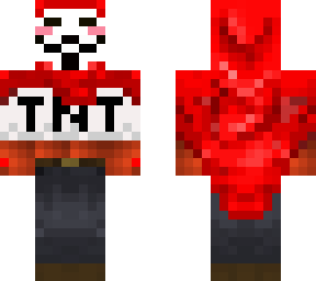 Anonymous TNT ready to explode | Minecraft Skin