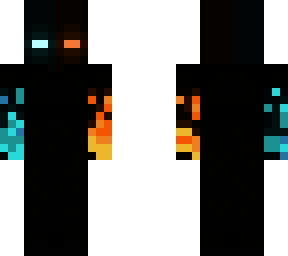 Water And Fire Caster | Minecraft Skin