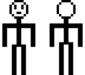 Goofy stickman | Minecraft Skin