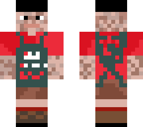 Bunnings Long overalls Uniform Men | Minecraft Skin