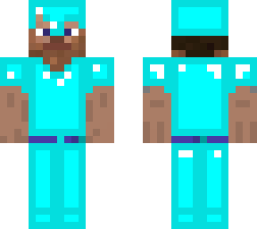 Steve with diamonds armor | Minecraft Skin