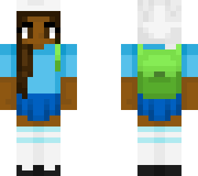a lightskin female finn!! | Minecraft Skin