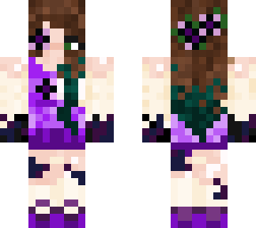 Ender Infected Girl | Minecraft Skin