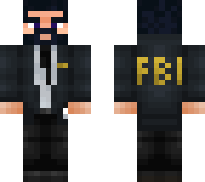 Josuke Part 8 (FBI Agent, Beard) | Minecraft Skin